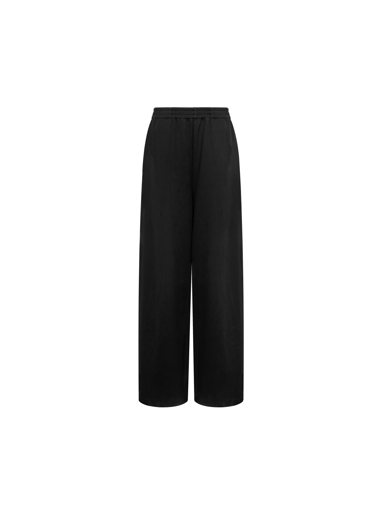 Black Ribbed Sweatpants & Ann Andelman Official