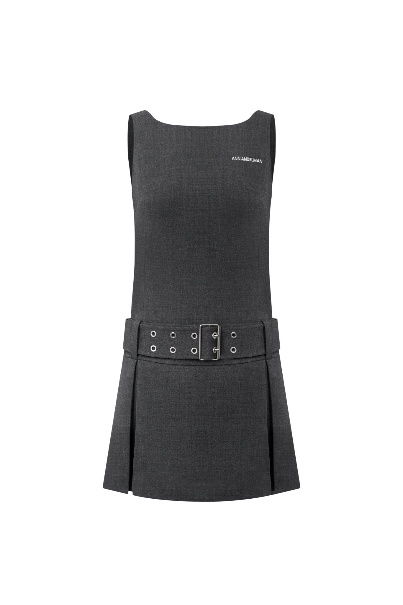 Grey Vest Dress & Ann Andelman Official